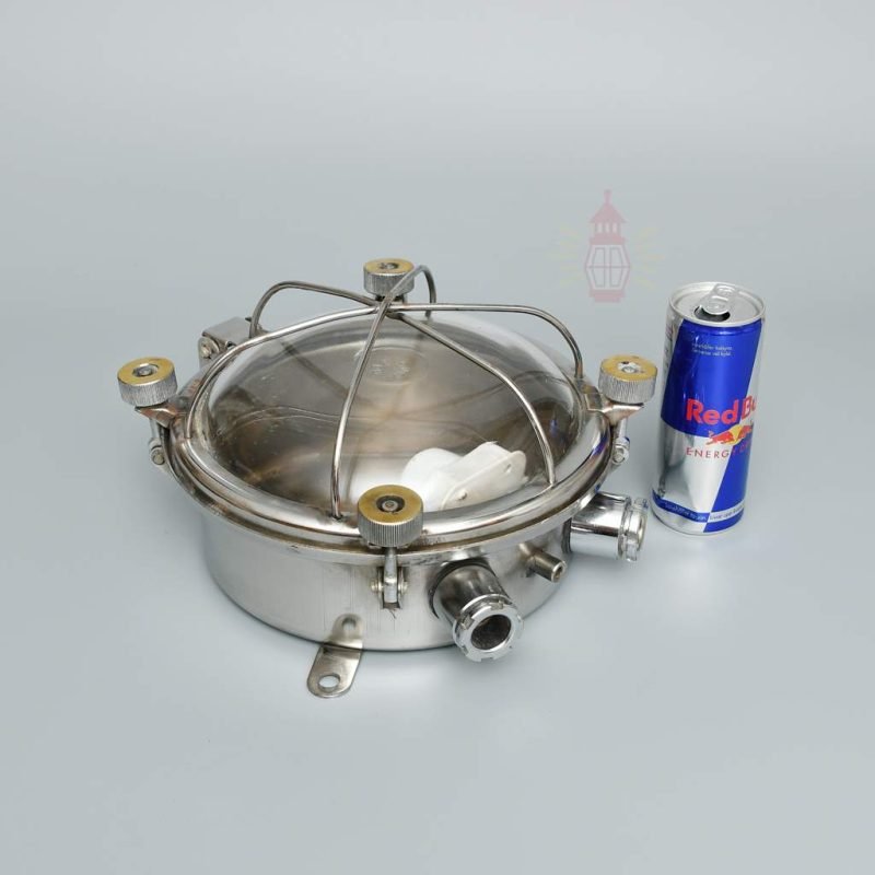 intage Stainless Steel Bulkhead Light Dome | NauticLamps